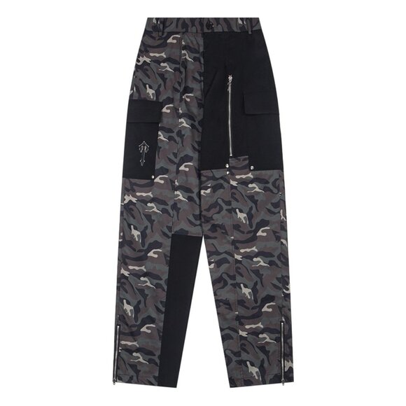 Trapstar | Pants | Trapstar Camouflage Panelled Cargo Trousers | Poshmark